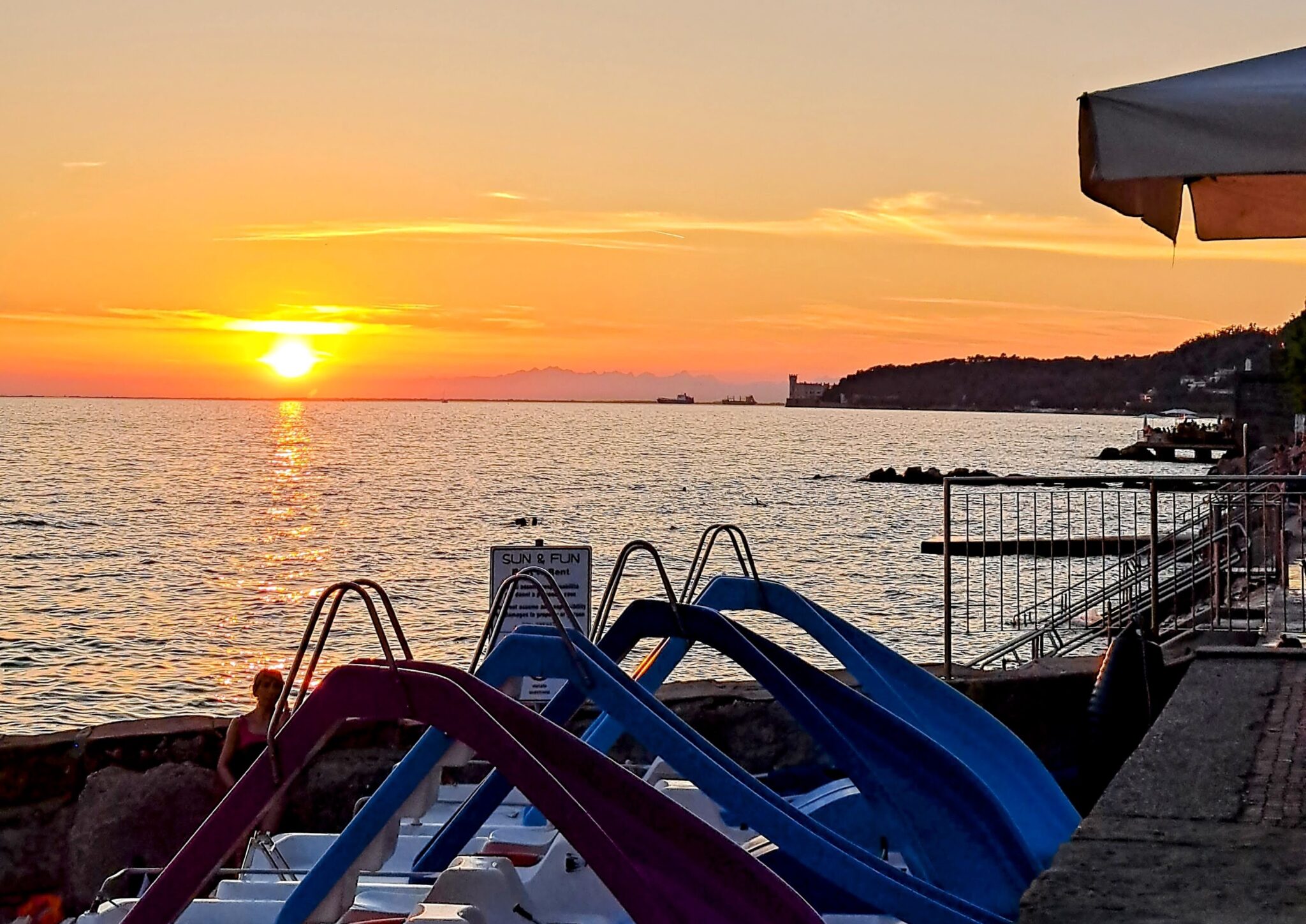 Barcola - a strand - Trieszti Turista