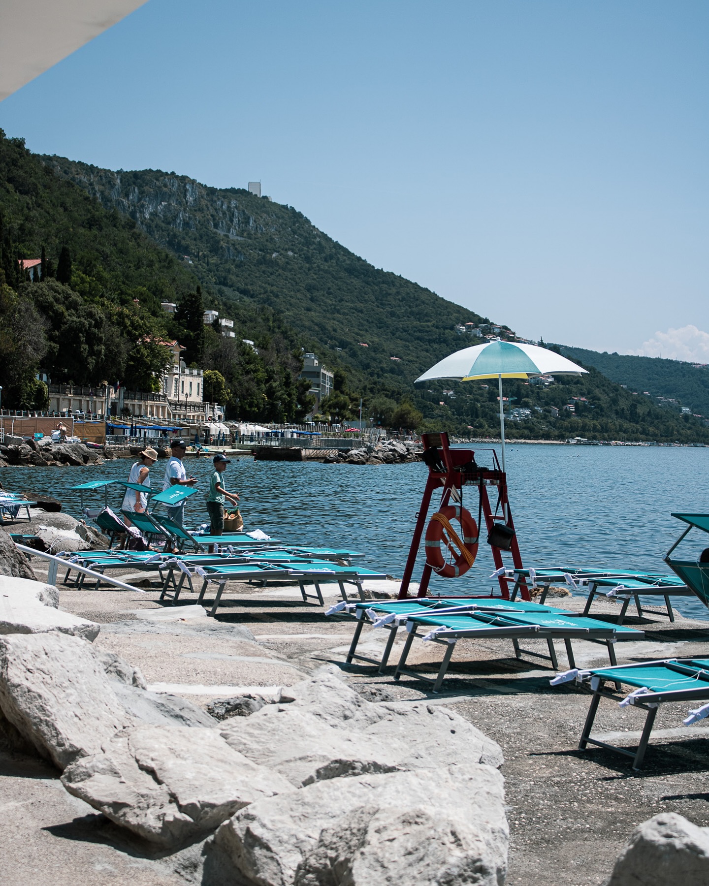 Sticco Mare - strand a kastélynál - Trieszti Turista